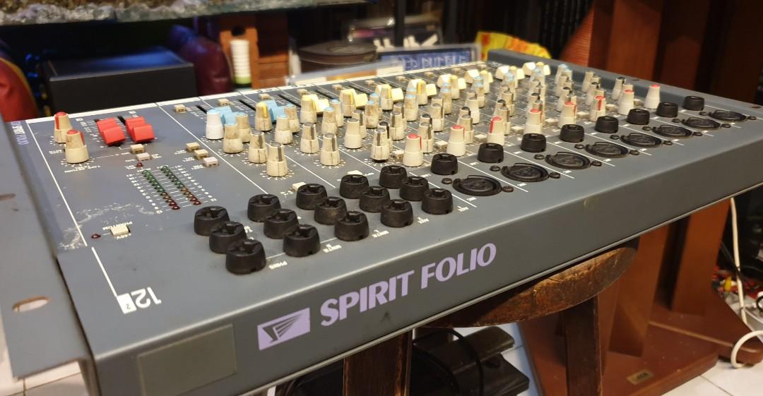 Soundcraft SPIRIT FOLIO 12/2 mixing desk/console., Audio, Other Audio ...