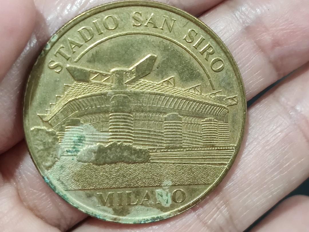 Souvenir Token Coin From Stadio San Siro, Milano, Hobbies & Toys ...