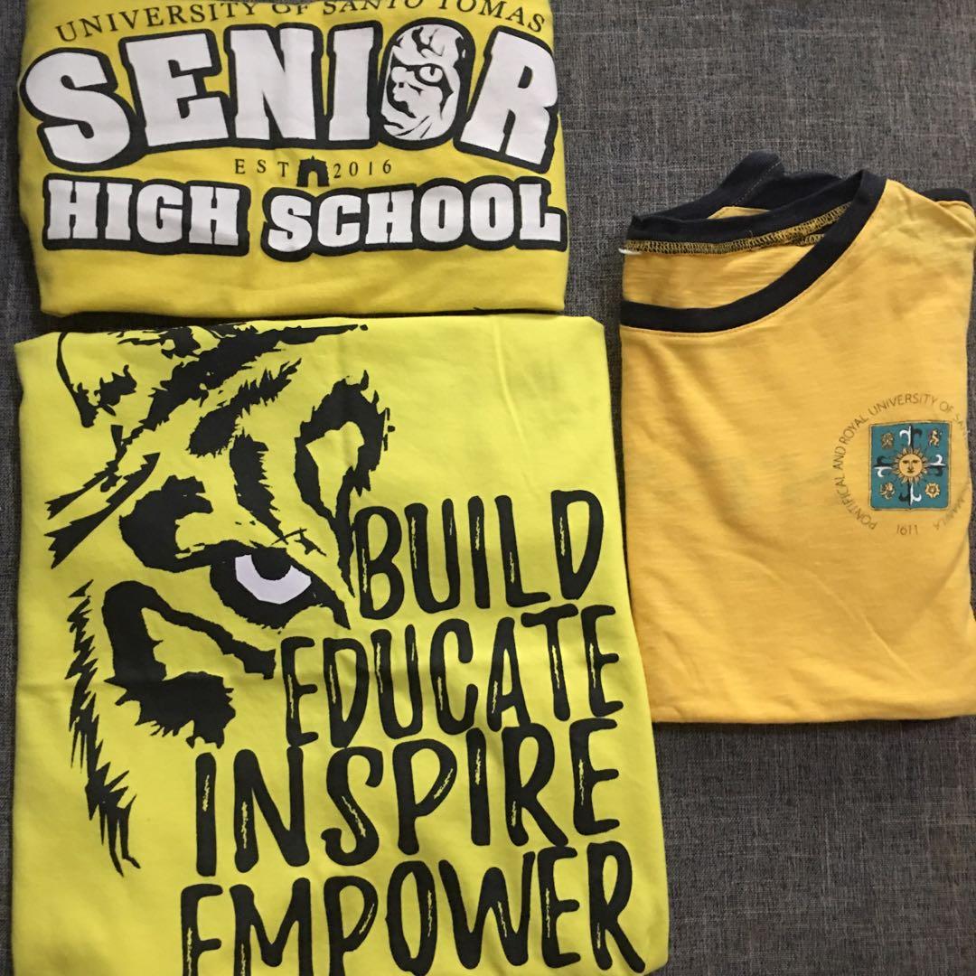 Take all! UST shirts (UST SHS PE Uniform, UST NSTP CWTS shirt, UST SHS ...