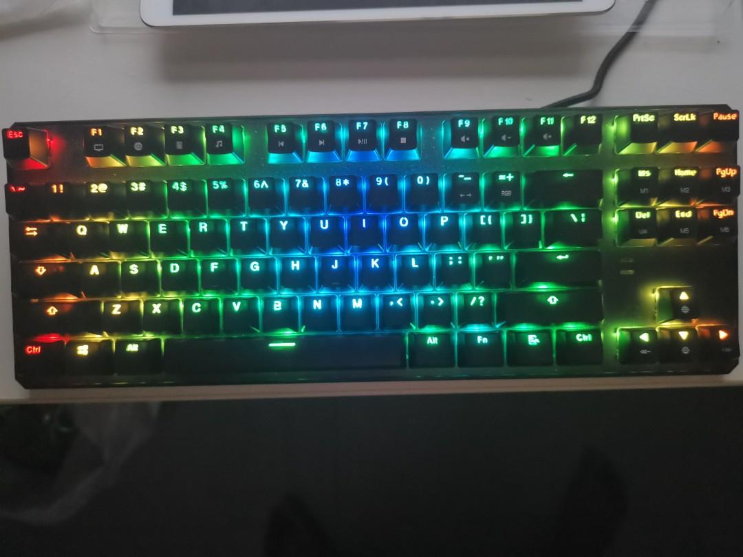 Tecware Phantom 87 keys blue switch, Computers & Tech, Parts ...