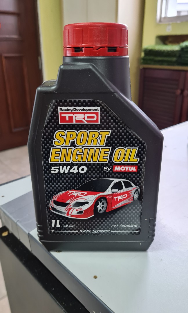 TOYOTA TRD Sport Engine Oil 5W40 by MOTUL (1 litre), Car Accessories ...