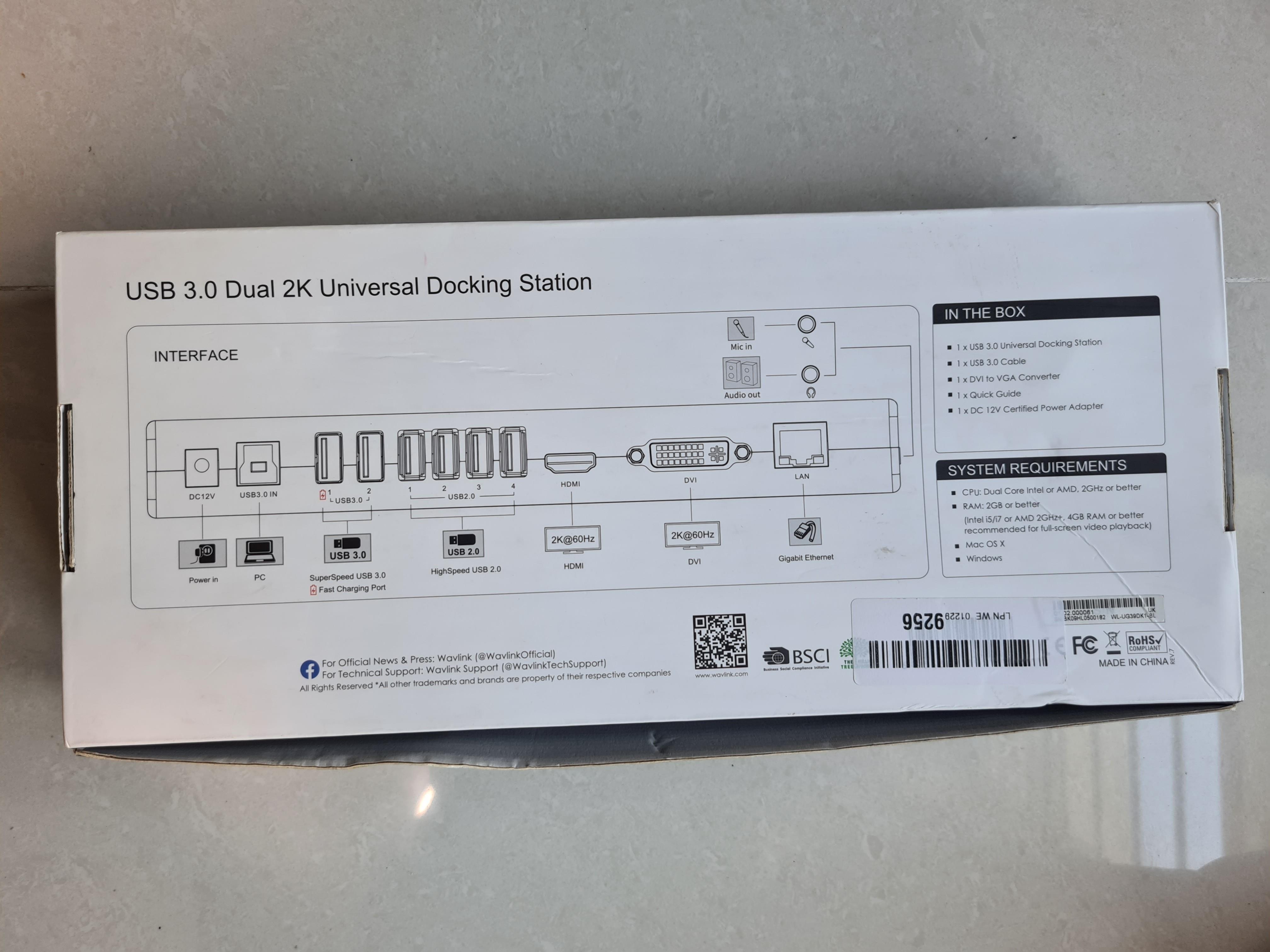 USB universal docking station, Computers & Tech, Parts & Accessories ...