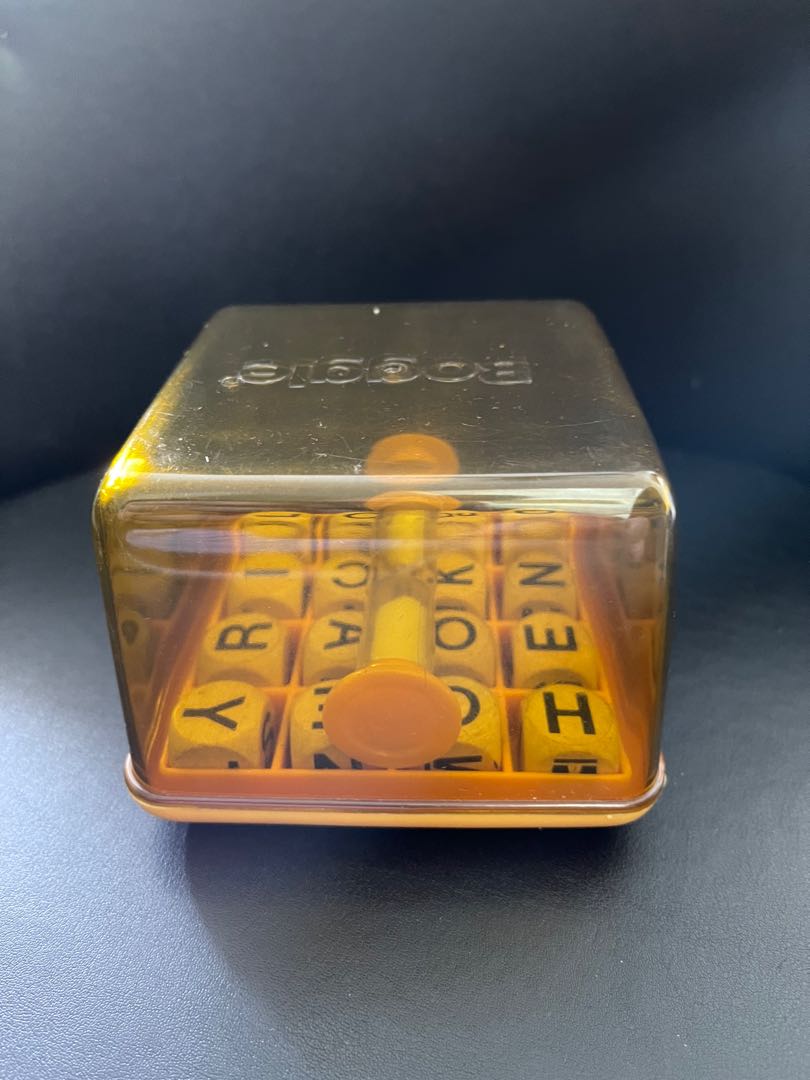 Vintage Boggle Word Game, Hobbies & Toys, Toys & Games on Carousell