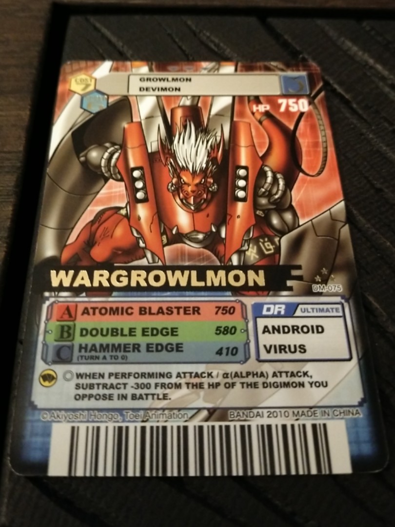 WARGROWLMON (digimon alpha), Hobbies & Toys, Toys & Games on Carousell