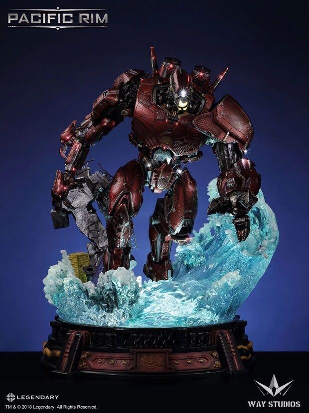 WayStudios Pacific Rim環太平洋系列暴風赤紅全身像gk hunter, 興趣及遊戲, 玩具 & 遊戲類 - Carousell