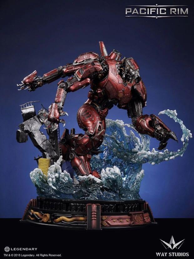 WayStudios Pacific Rim環太平洋系列暴風赤紅全身像gk hunter, 興趣及遊戲, 玩具 & 遊戲類 - Carousell