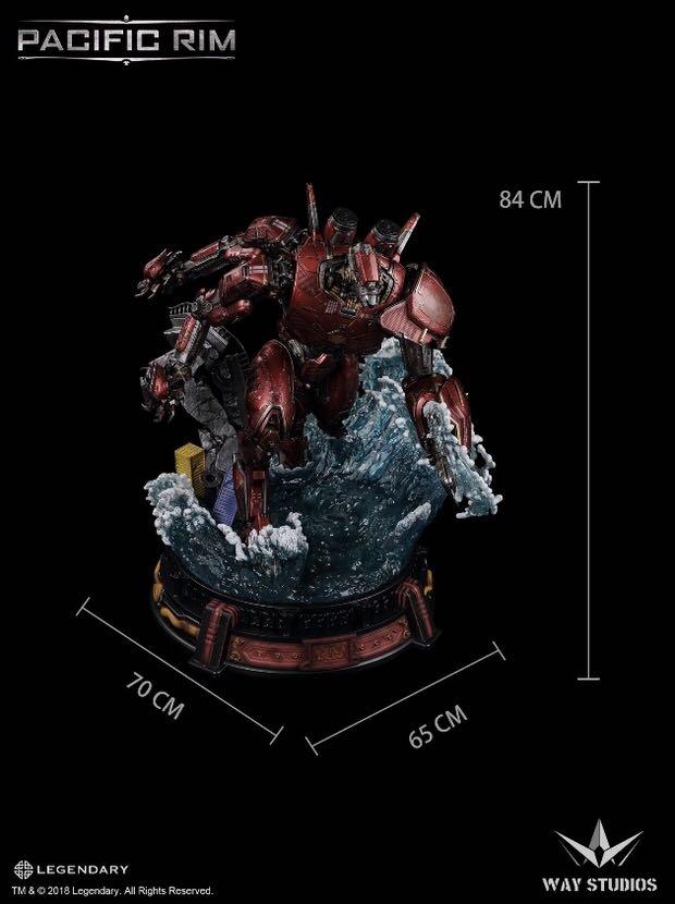 WayStudios Pacific Rim環太平洋系列暴風赤紅全身像gk hunter, 興趣及遊戲, 玩具 & 遊戲類 - Carousell