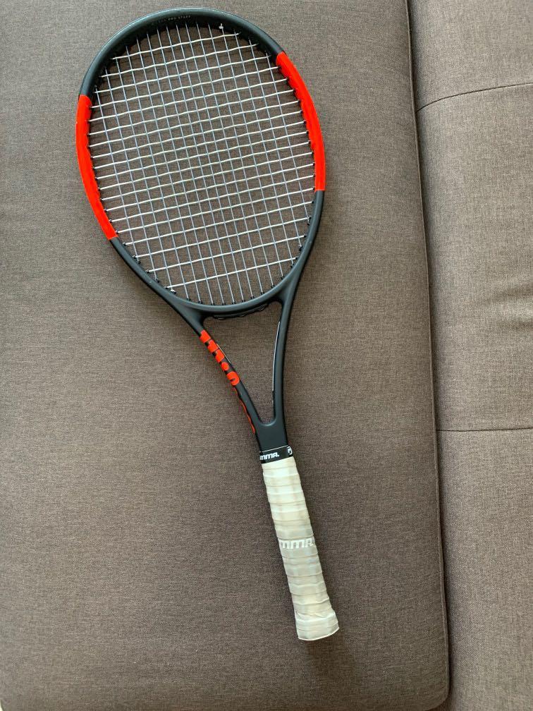 Wilson Pro Staff 97 v11 L3, Sports Equipment, Sports & Games, Racket ...