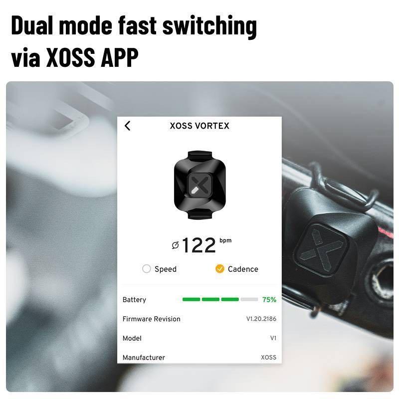 XOSS VORTEX SPEED/CADENCE SENSOR BLUETOOTH & ANT+, Sports Equipment ...