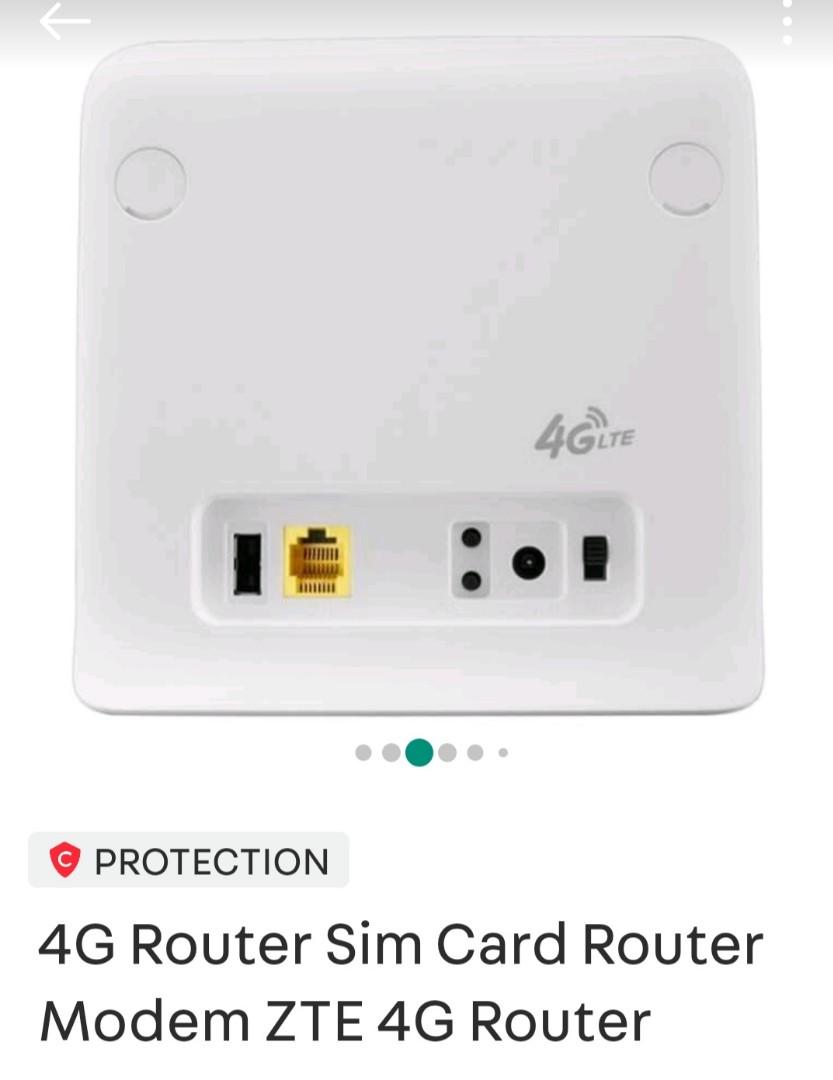 ZTE SIm card LTE wifi router, Computers & Tech, Parts & Accessories ...