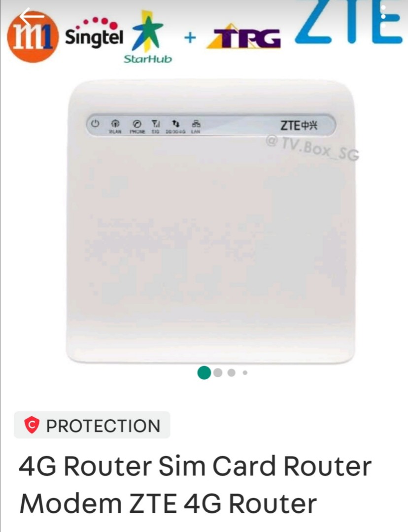 ZTE SIm card LTE wifi router, Computers & Tech, Parts & Accessories ...