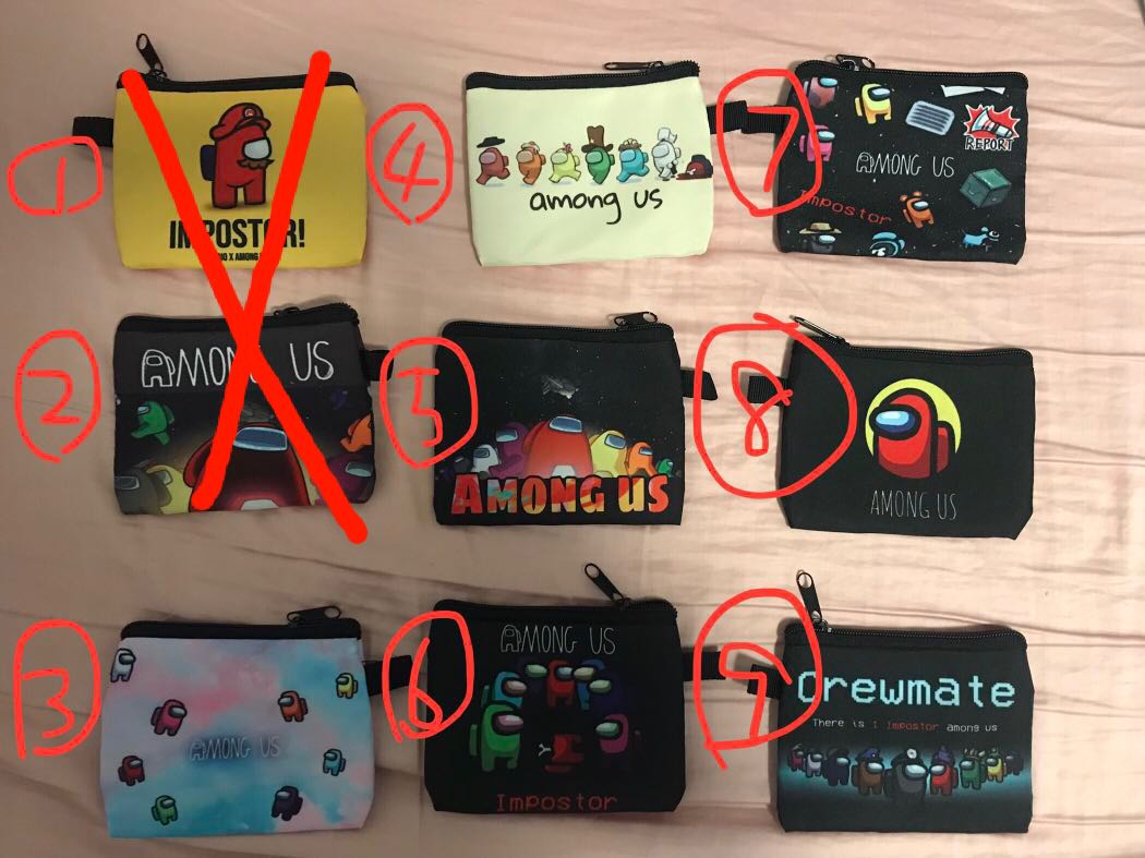 Among us wallet, Everything Else on Carousell
