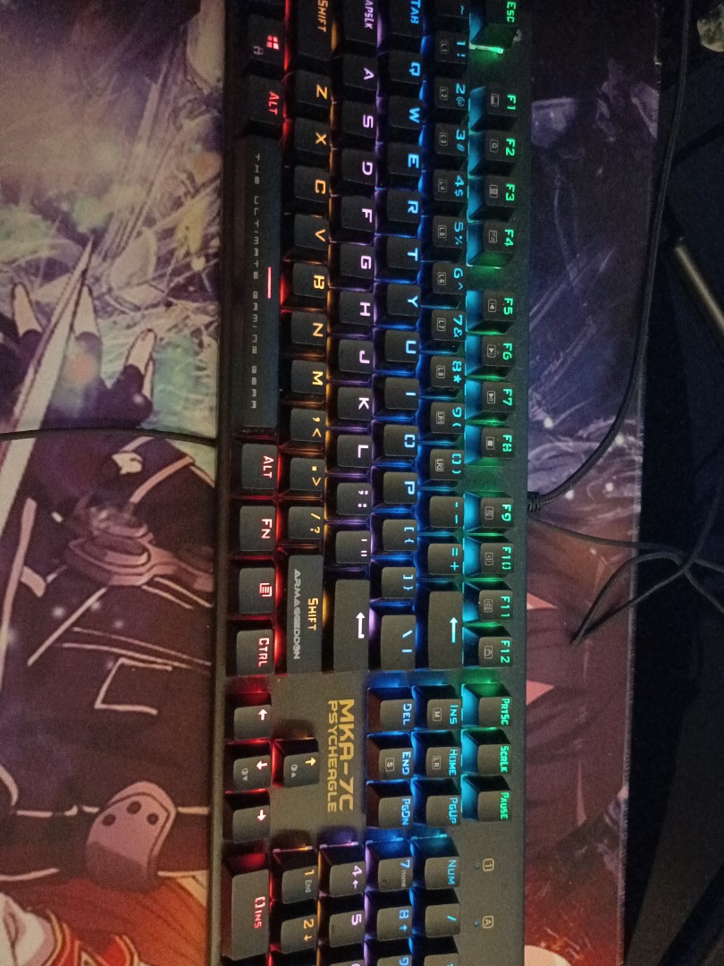 Armageddon MKA-7C Psycheagle(Blue switches), Computers & Tech, Parts ...