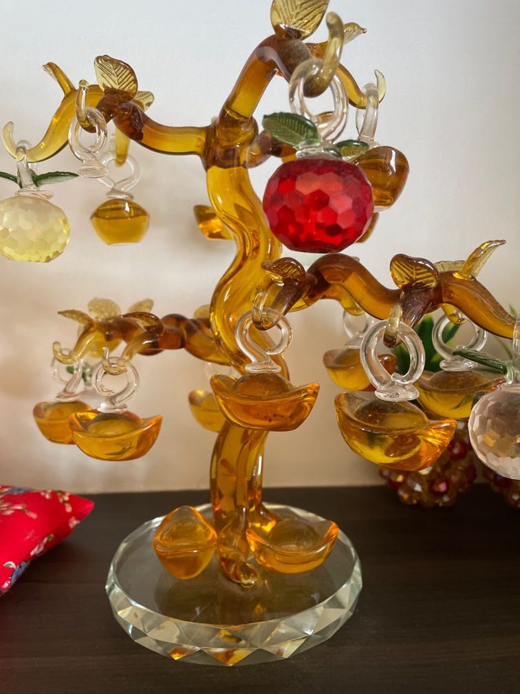 Auspicious crystal tree, Furniture & Home Living, Home Decor, Other ...