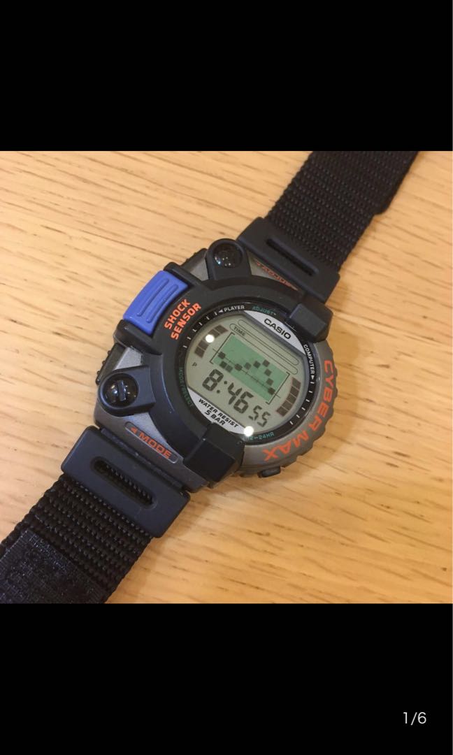 Casio vintage CyberMax JG-300, Men's Fashion, Watches & Accessories ...