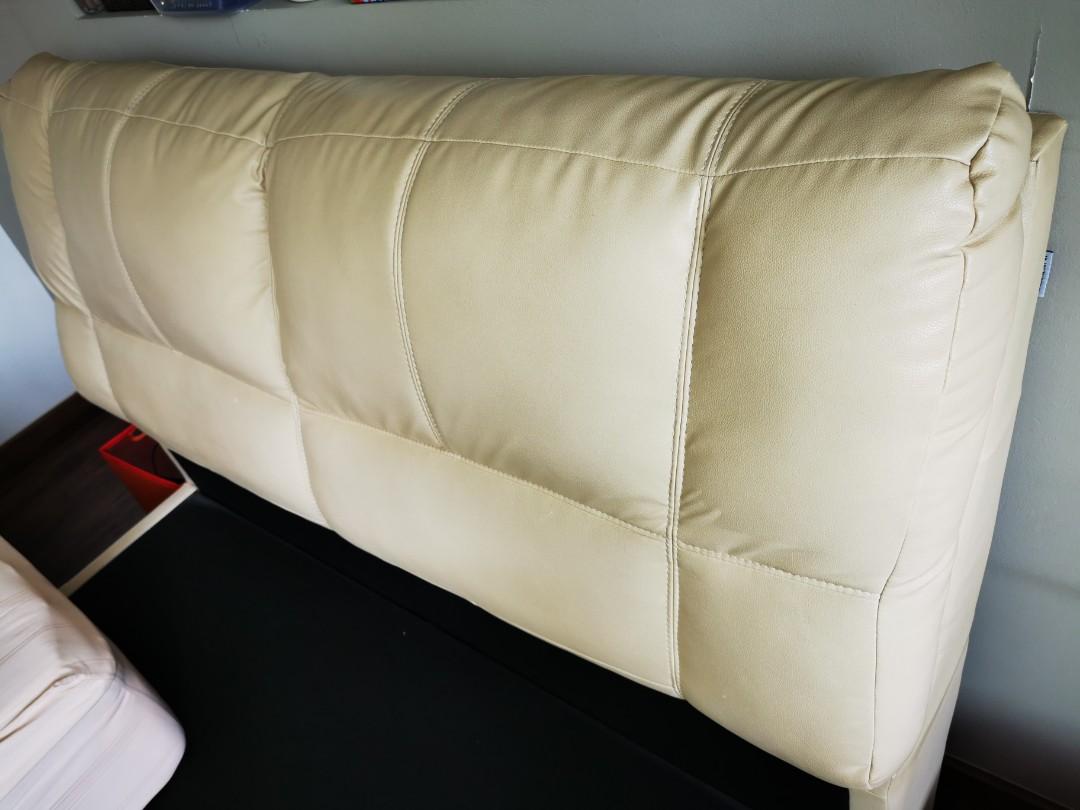 Cellini Queen size bedframe - self collection at punggol, Furniture ...