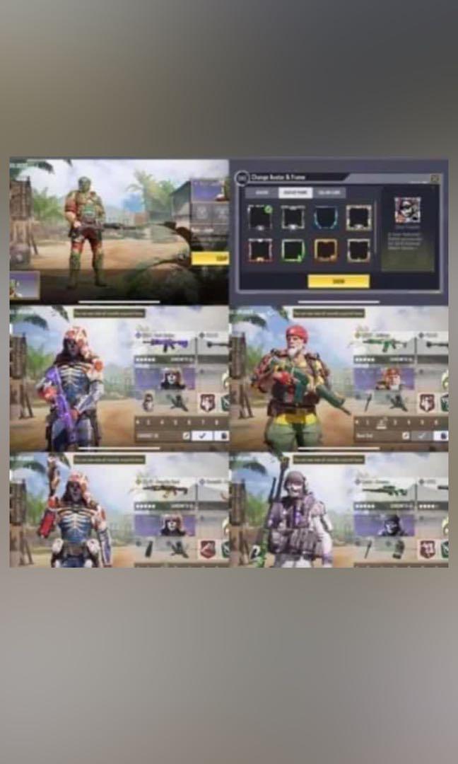 CODM account S1 Frame, Video Gaming, Video Games, Others on Carousell