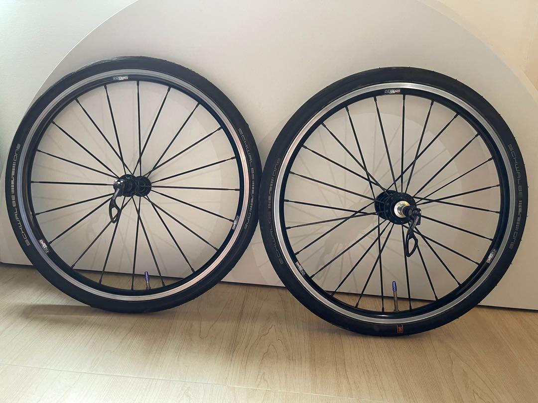 ControlTech 20” 406 wheel set - with Schwalbe One tires, Sports ...