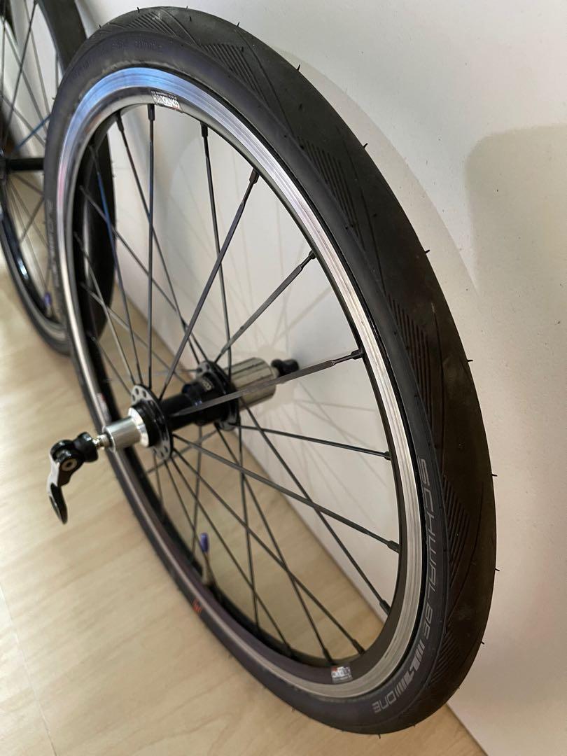 ControlTech 20” 406 wheel set - with Schwalbe One tires, Sports ...