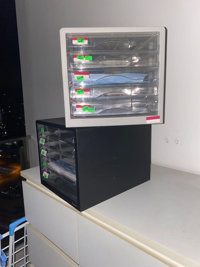 Documents drawers 2 units, Furniture & Home Living, Home Improvement ...