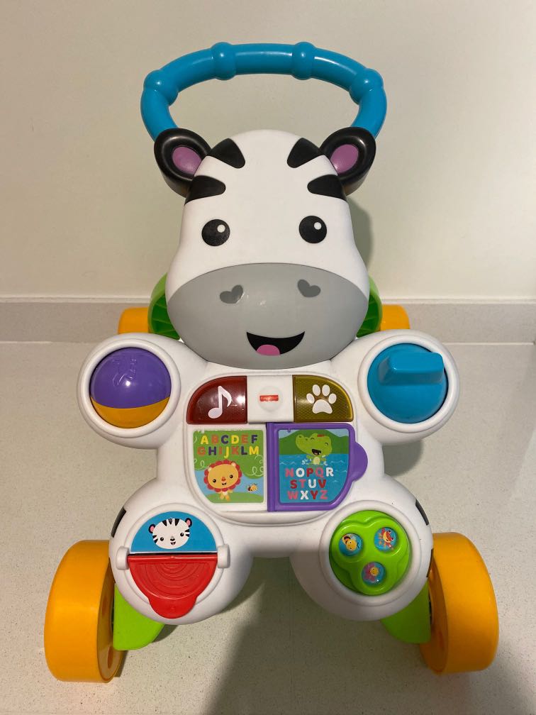 Fisher price zebra walker, Babies & Kids, Infant Playtime on Carousell