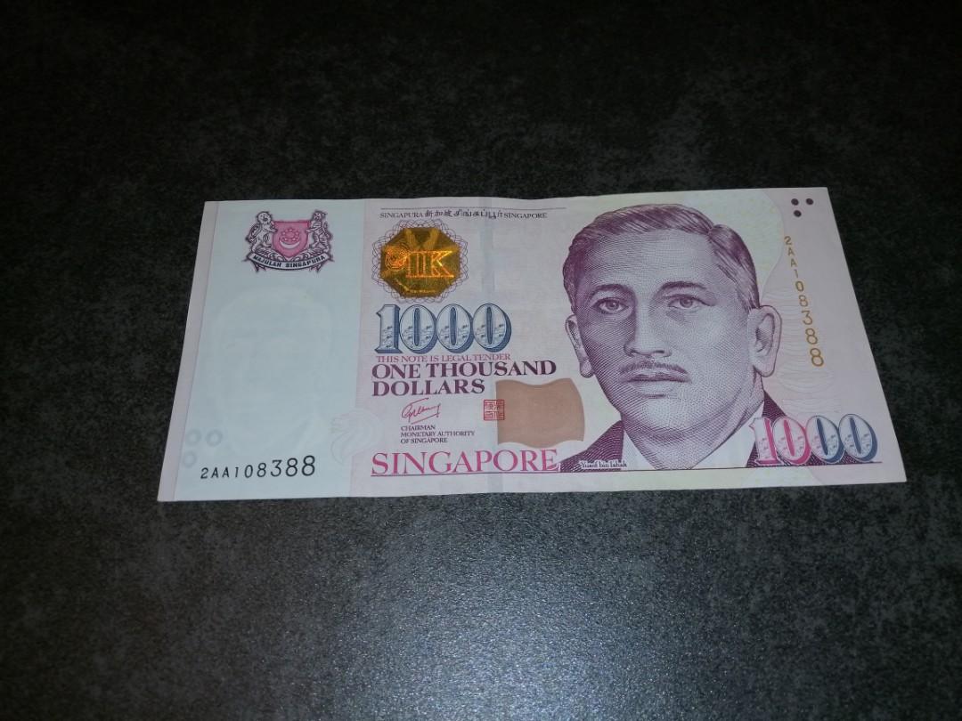 Golden Number 1000 Note, Hobbies & Toys, Memorabilia & Collectibles ...