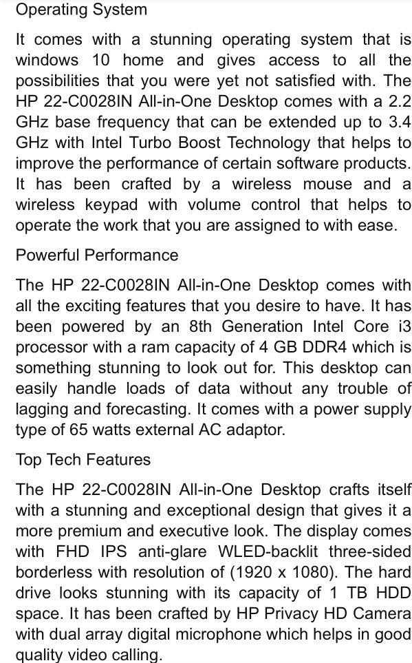 HP Desktop complete 8th gen icore 3, Computers & Tech, Desktops on ...