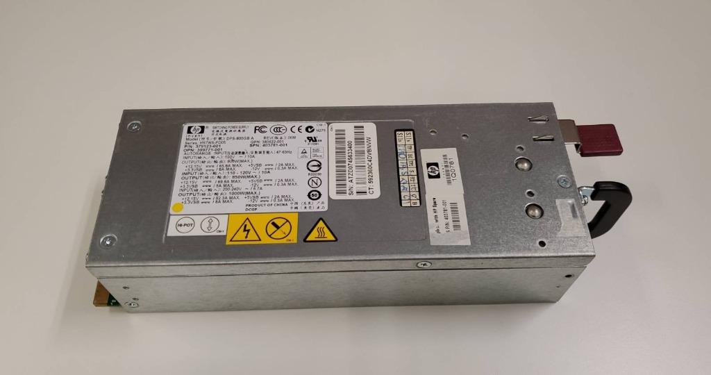 HP Server power supply (DPS-800GB A), 電子產品, 電腦 ＆ 平板電腦 - Carousell