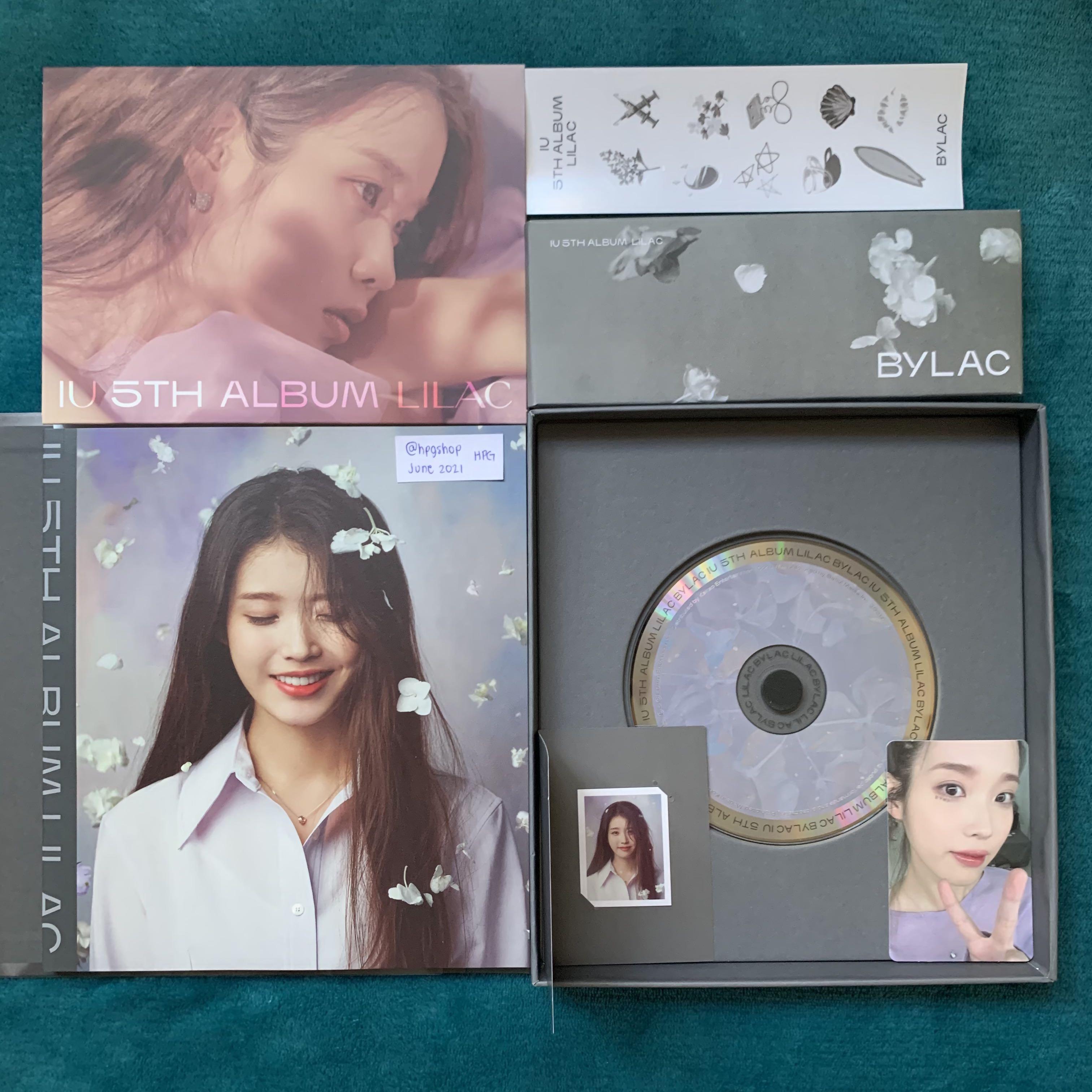 IU 5th Album Lilac (Bylac Version) - Unsealed, complete inclusions without pc, Hobbies & Toys ...