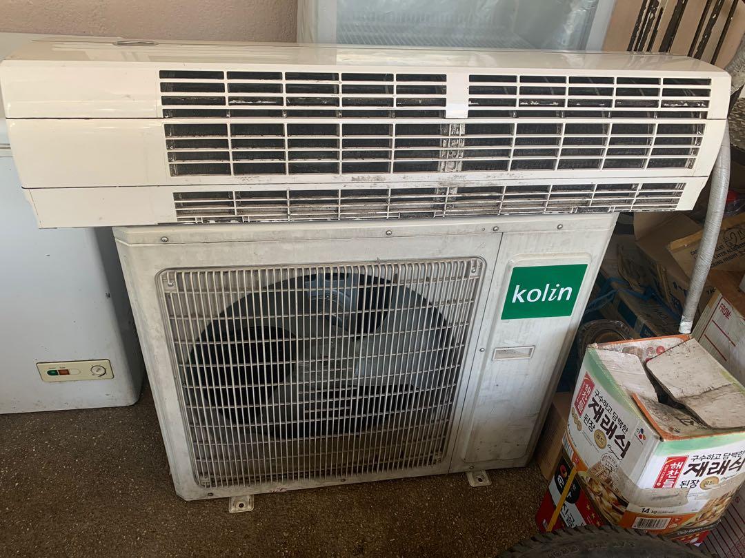 Kolin 3hp split type NON-INVERTER, TV & Home Appliances, Air ...