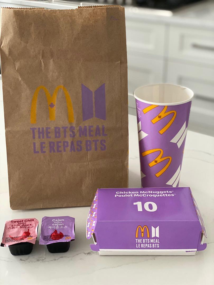 Limited edition BTS McDonald’s packaging, Hobbies & Toys, Memorabilia ...