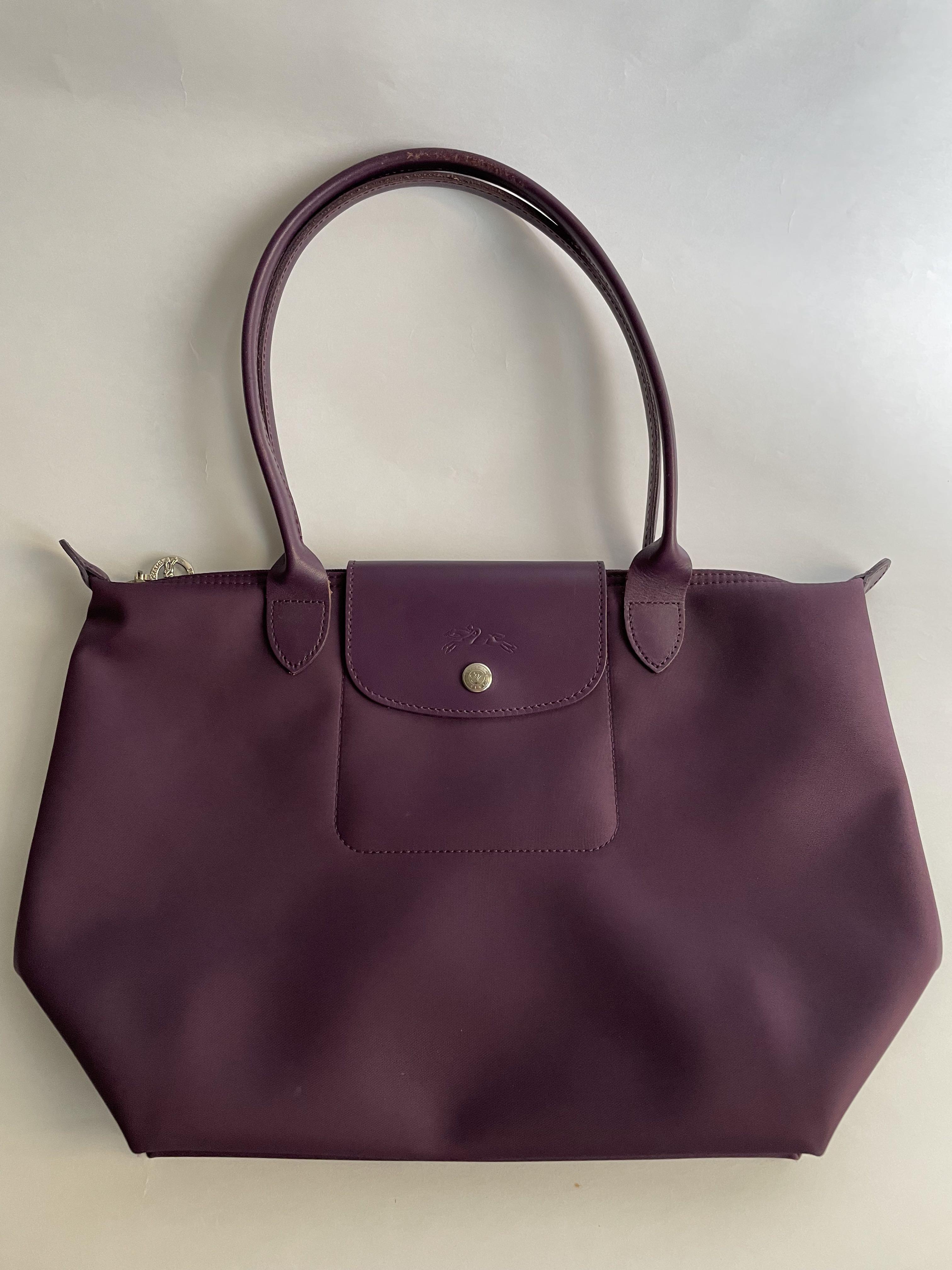 Longchamp Modele Depose bag (Purple/Maroon) (AUTHENTIC), Luxury, Bags ...