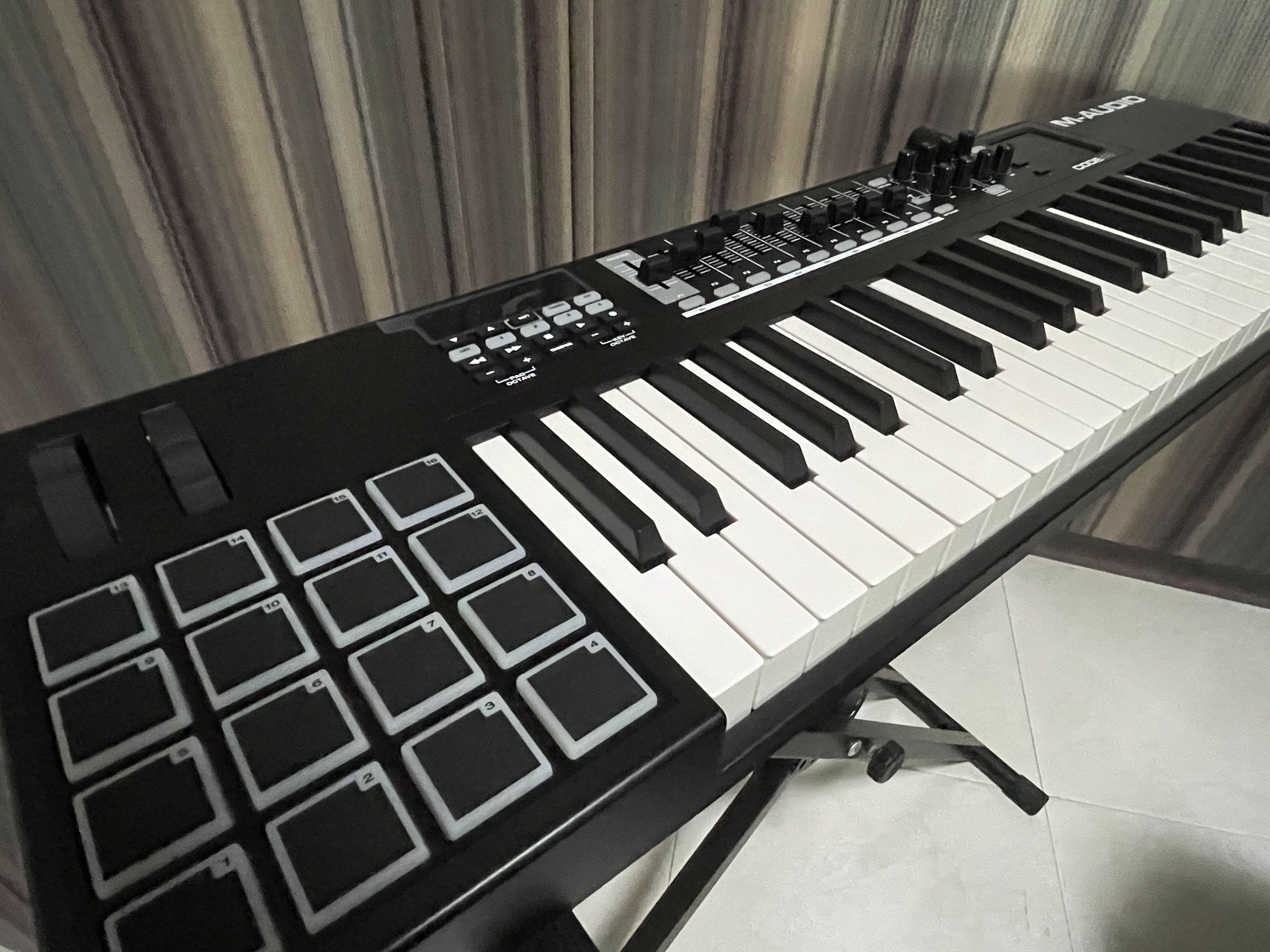 M-Audio Code Series 49 Key Keyboard Controller with stands & wires ...