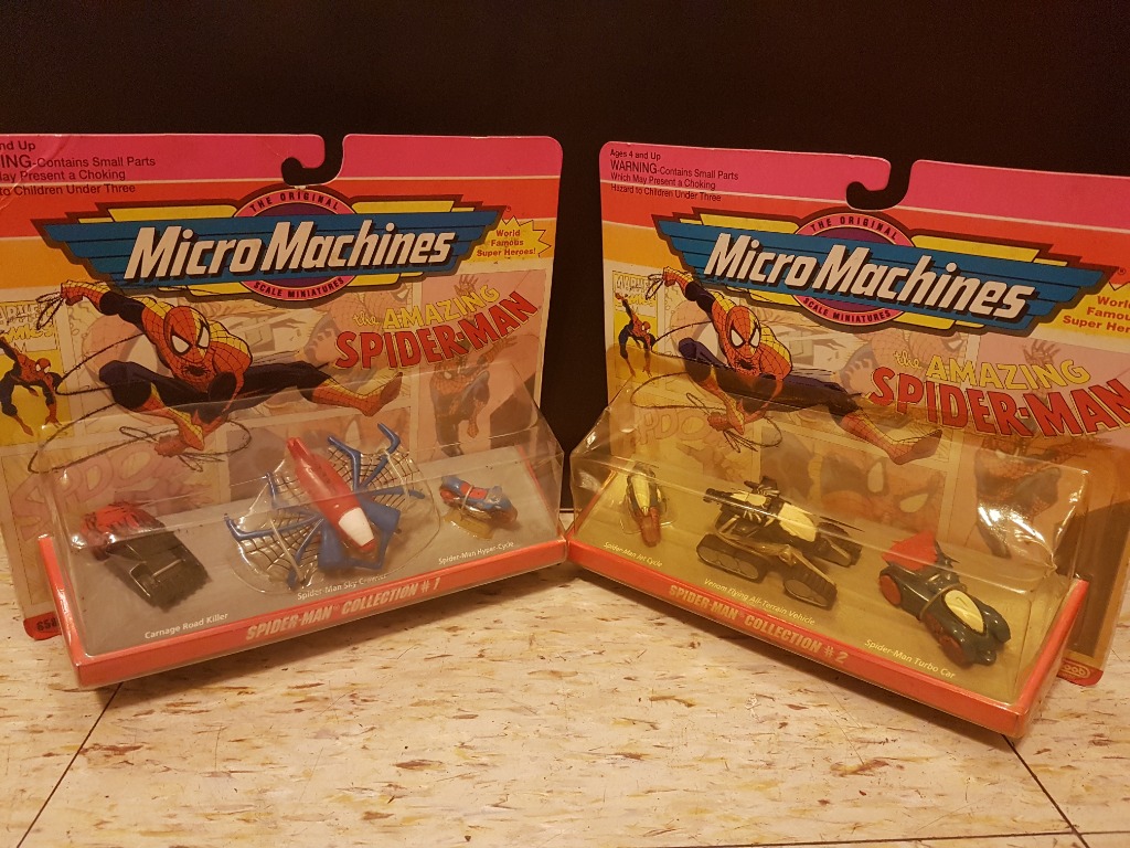 Micro Machines: Spider-Man Collection #1 & 2, Hobbies & Toys, Toys ...