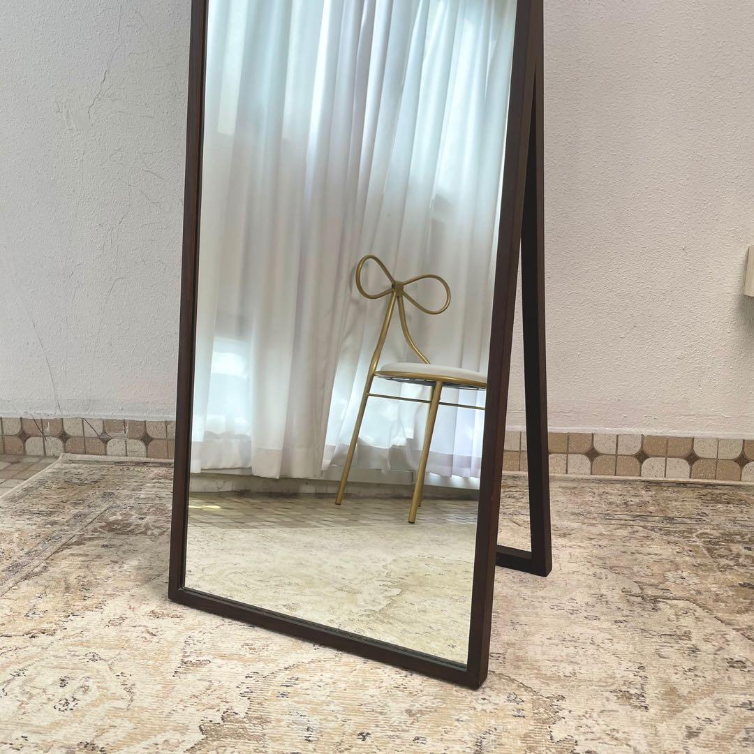 Muji standing mirror, Furniture & Home Living, Furniture, Shelves ...