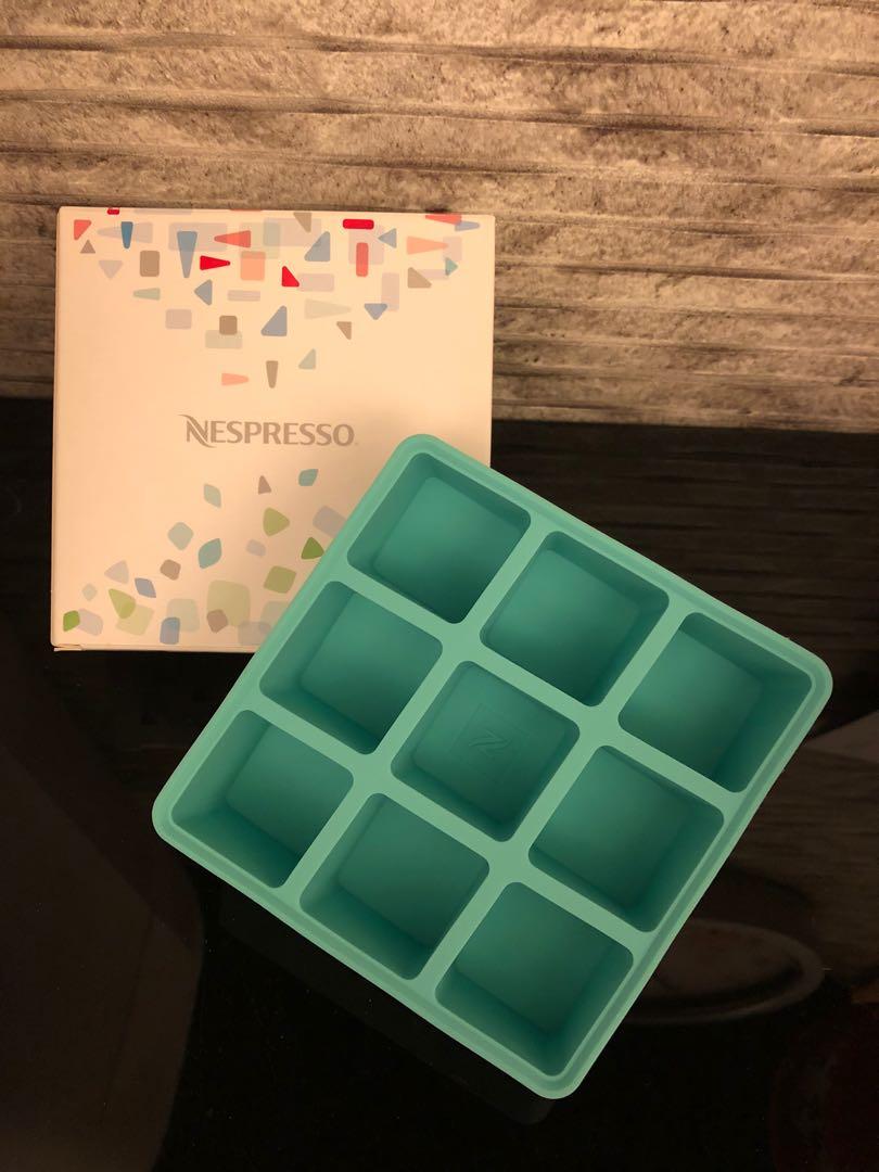Nespresso Ice Cube Tray 矽膠冰格, 家庭電器, 廚房電器, 咖啡機及咖啡壺 - Carousell