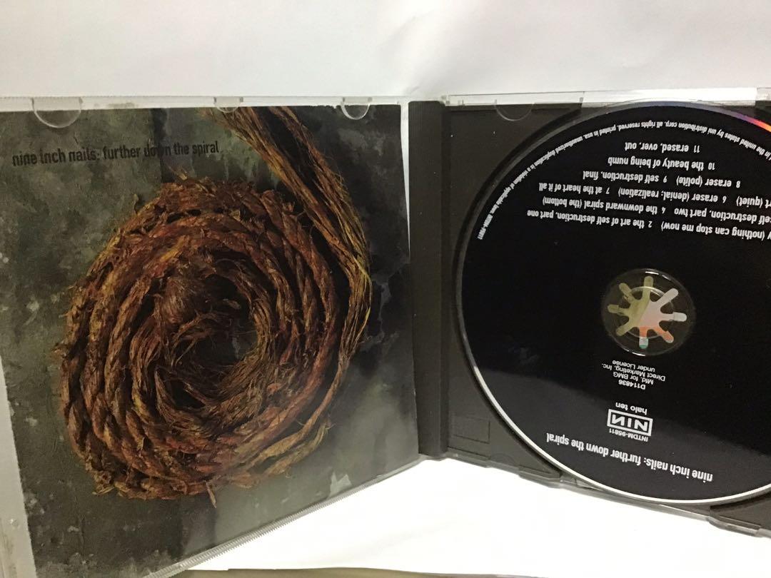 CD NIN Nine inch Nails - Further Down the Spiral OOP USA 1995 ORIGINAL ...