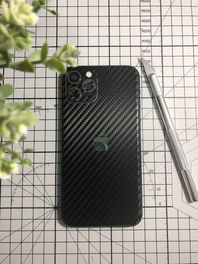 🔥Ready Stock🔥 Carbon Fiber Phone Sticker Wrap, Mobile Phones & Gadgets ...