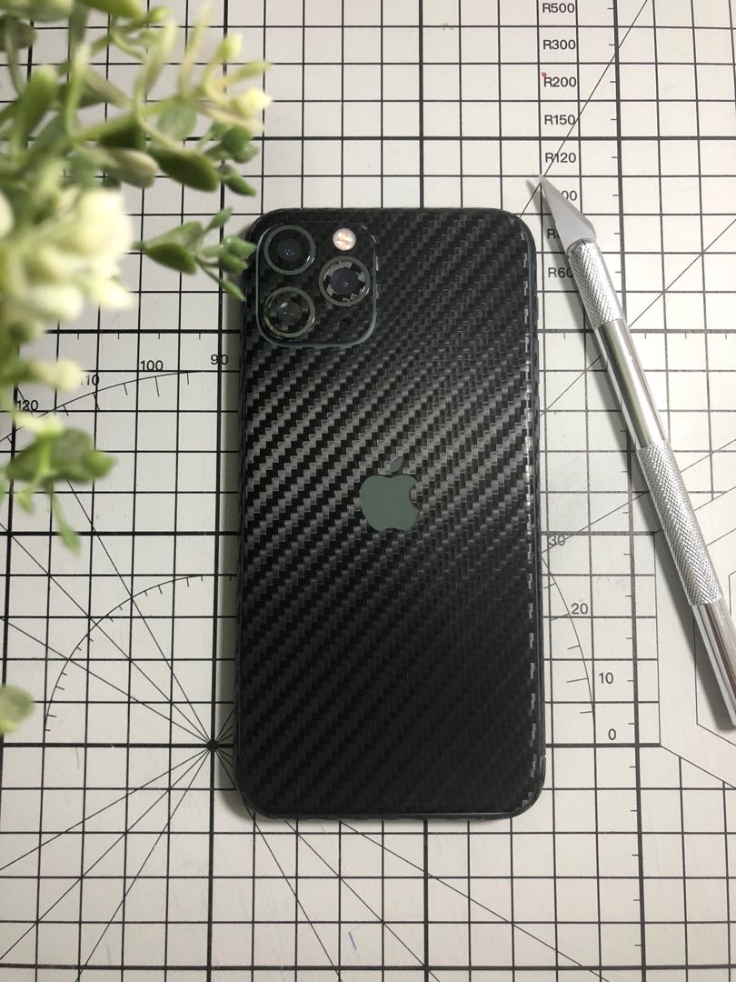 🔥Ready Stock🔥 Carbon Fiber Phone Sticker Wrap, Mobile Phones & Gadgets ...