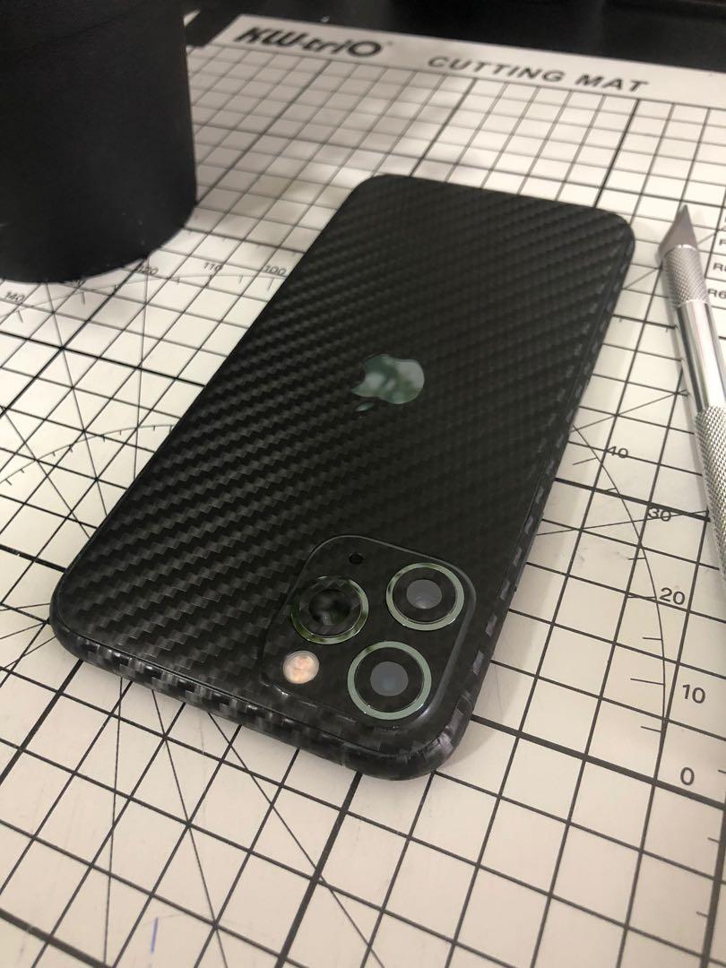 🔥Ready Stock🔥 Carbon Fiber Phone Sticker Wrap, Mobile Phones & Gadgets ...