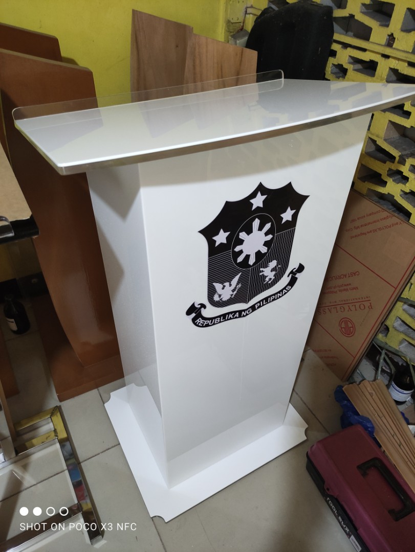 Podium Pulpit Rostrum Lectern, Furniture & Home Living, Office ...