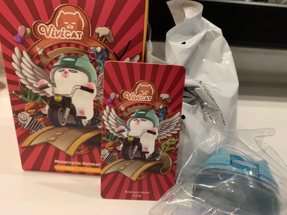 Popmart Vivicat Motorcycle Helmet, Hobbies & Toys, Toys & Games on ...