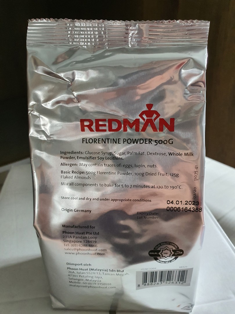 Redman Florentine power, Food & Drinks, Homemade Bakes on Carousell