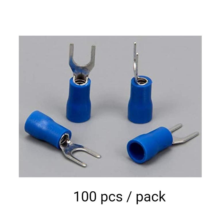 Insulated Y - Type Terminal Lugs 2.4Y AWG# 16-14 100pcs/pack ...