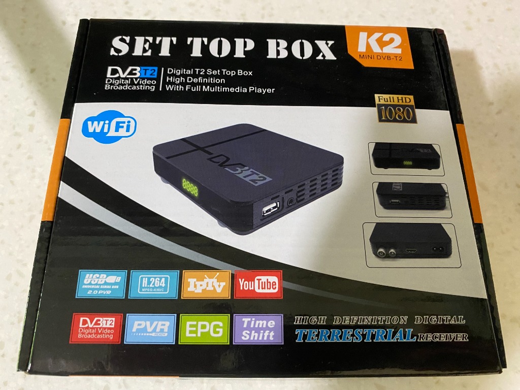 Set top box + external Antenna, TV & Home Appliances, TV ...
