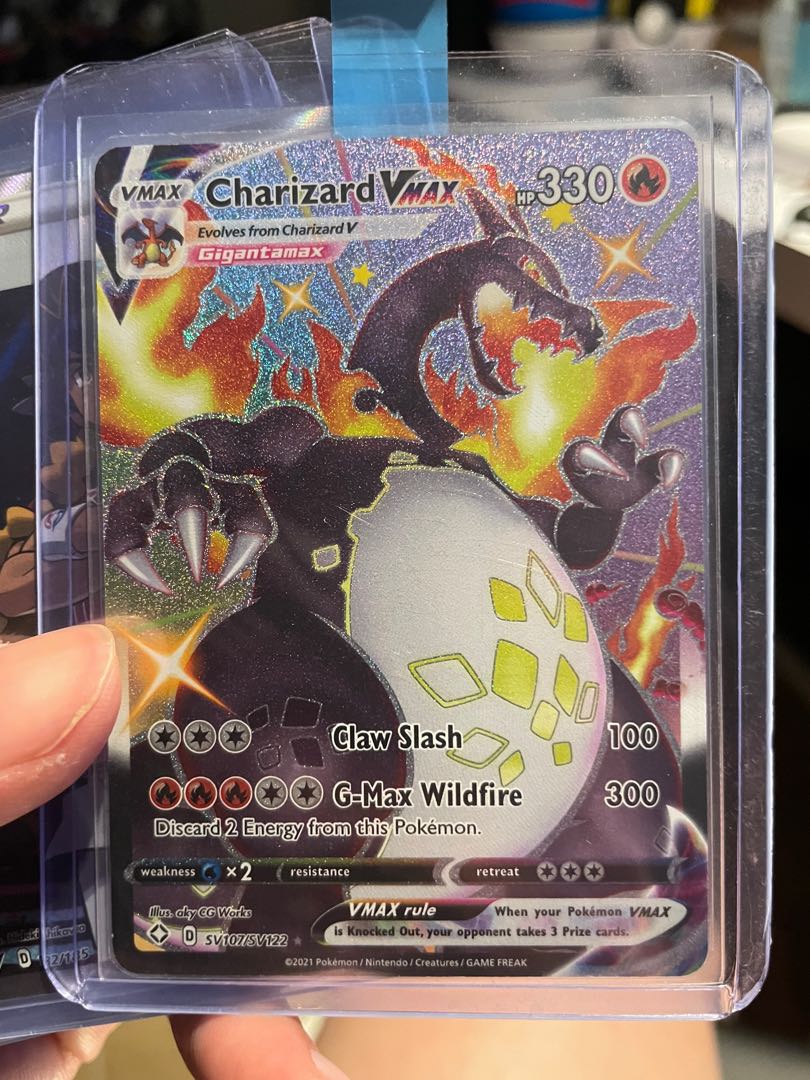 Shining Fates Charizard Vmax sv107/sv122, Hobbies & Toys, Toys & Games ...