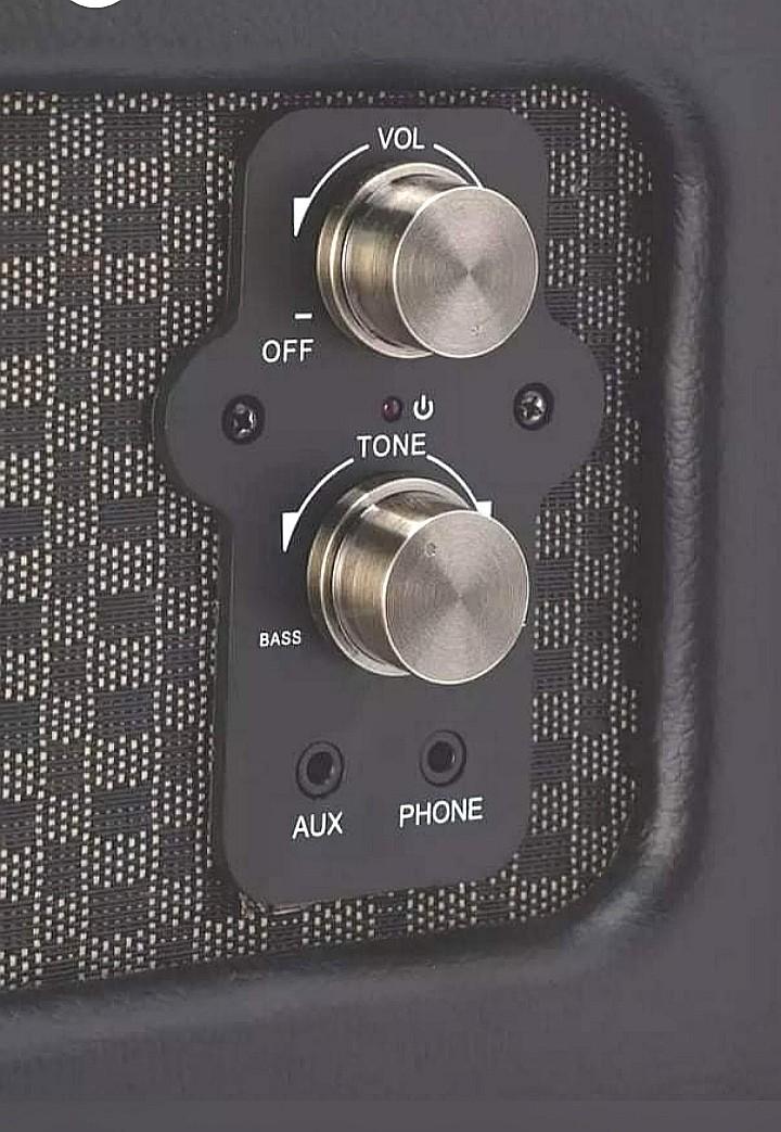 SIGNIFY Retro Classic Design Wooden Turntable with Legs and Bluetooth ...