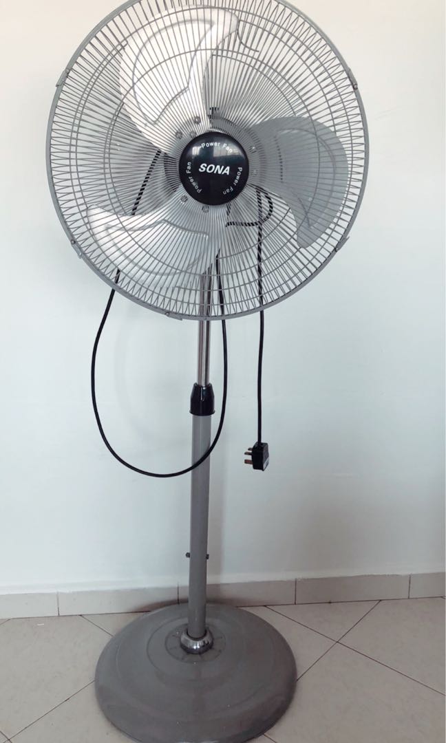 SONA POWER STAND FAN, Furniture & Home Living, Lighting & Fans, Fans on ...