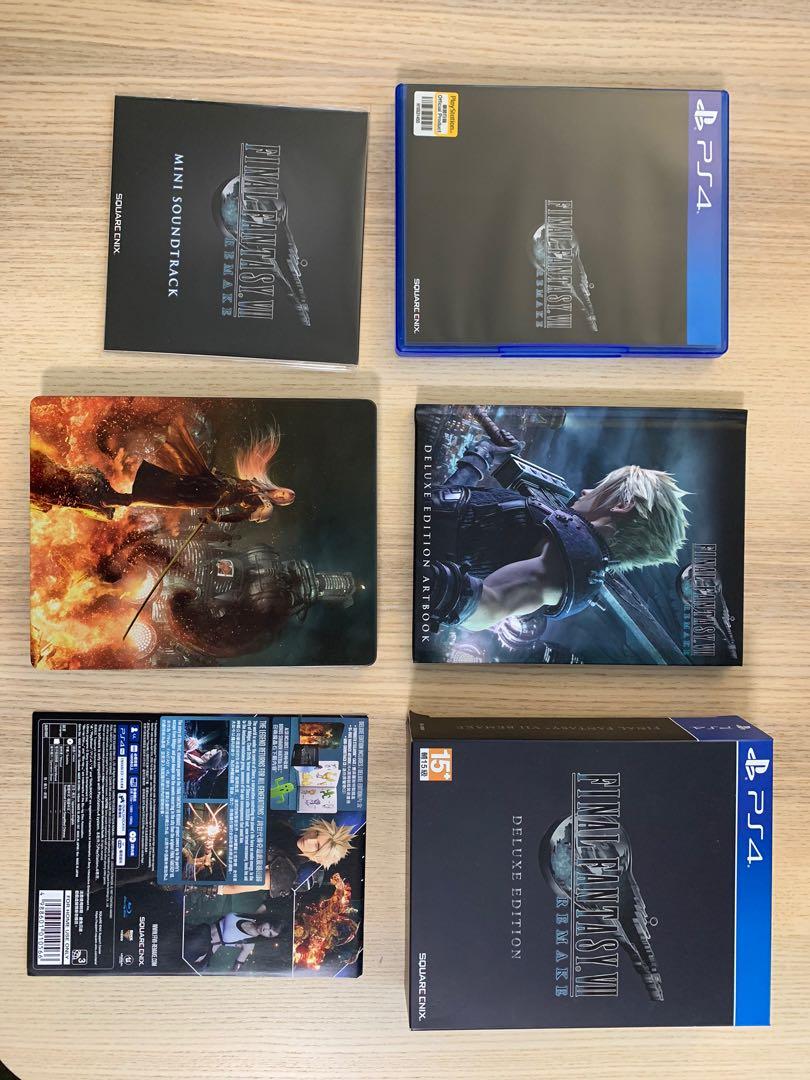 SONY PS4 Final Fantasy VII remake deluxe Edtion 最終幻想豪華版限定版中文版重製版 PS4 ...
