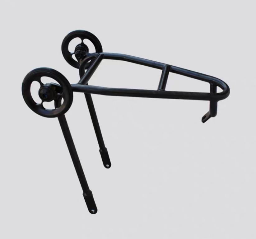 Titanium Q Mini Rack for Brompton, Sports Equipment, Bicycles & Parts ...